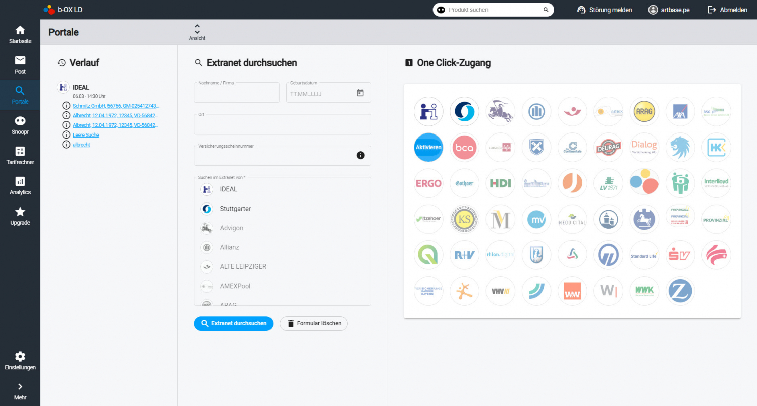 BiPRO Normen umgesetzt - aB-Agenta Software für Versicherungsmakler